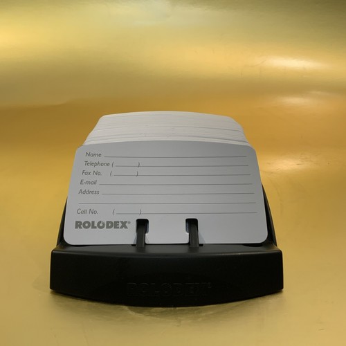 Rolodex 67060 Black Petite Card File Holder 2.25x4 - NEW | eBay