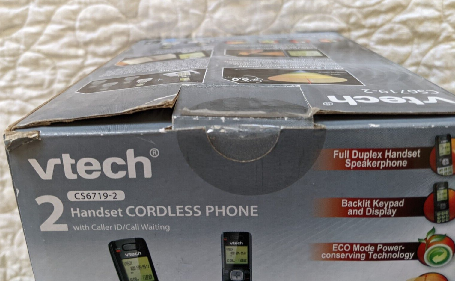 VTech CS6719-2 2 Handset Cordless Phone System w/ Caller ID NEW Open ...