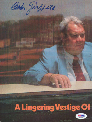 Calvin Griffith Autographed Signed Magazine Page Photo Senators PSA/DNA ...