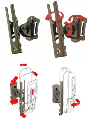 Cuddeback Genius Pan Tilt Lock Mount includes Universal Adapter and ...