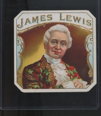 James Lewis Embossed Cigar Box Label | eBay