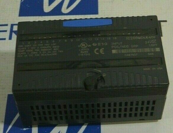 GE Fanuc IC200MDL640F 24VDC Input Module POS/NEG GRP 16 PT *USED | eBay UK