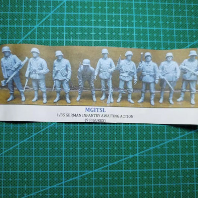 1/35 Resin German Infantryman 9 Figures Unpainted Unassembled | eBay