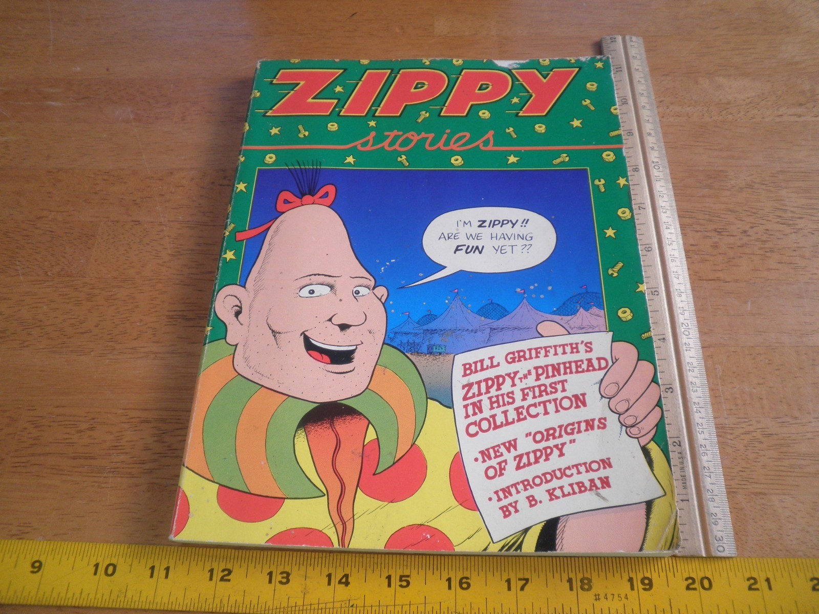 Zippy Stories book Bill Griffith Zippy the Pinhead 1981 and/Or press | eBay