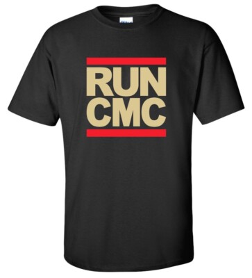 Run CMC T-Shirt Christian McCaffrey San Francisco 49ers SF Niners Large ...