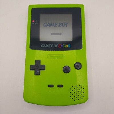 Nintendo Gameboy Color GBC Kiwi Lime Green OEM Shell CGB-001 TESTED ...
