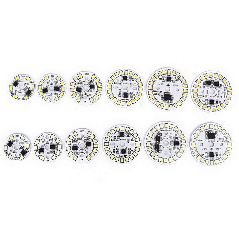 LED Bulb Patch Lamp SMD Plate Circular Module Light Source Plate For ...