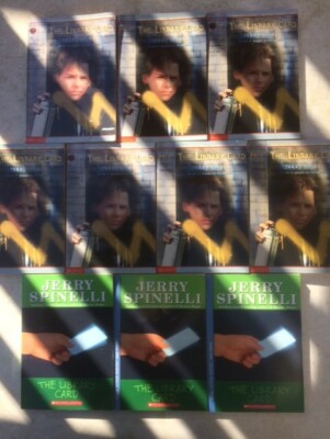 The Library Card by Jerry Spinelli class set Lot of 10 paperbacks ...