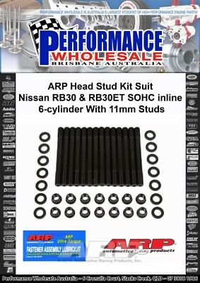 ARP CYLINDER HEAD STUD KIT FITS COMMODORE VL & RB30, NISSAN INC TURBO ...