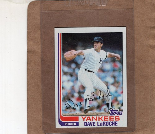 1982 Topps Dave LaRoche New York Yankees #142 Nr Mt | eBay