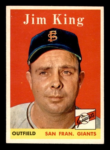 1958 Topps Baseball #332 Jim King VG/EX *e1 | eBay