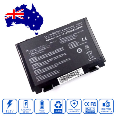 Battery for Asus X70SR-7S120C F82Q-1A K50AD-SX080L K50AE K50iL Laptop ...