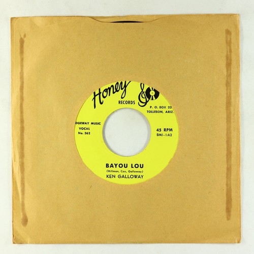 C&W Bopper 45 - Ken Galloway - Bayou Lou - Honey VG++ | eBay