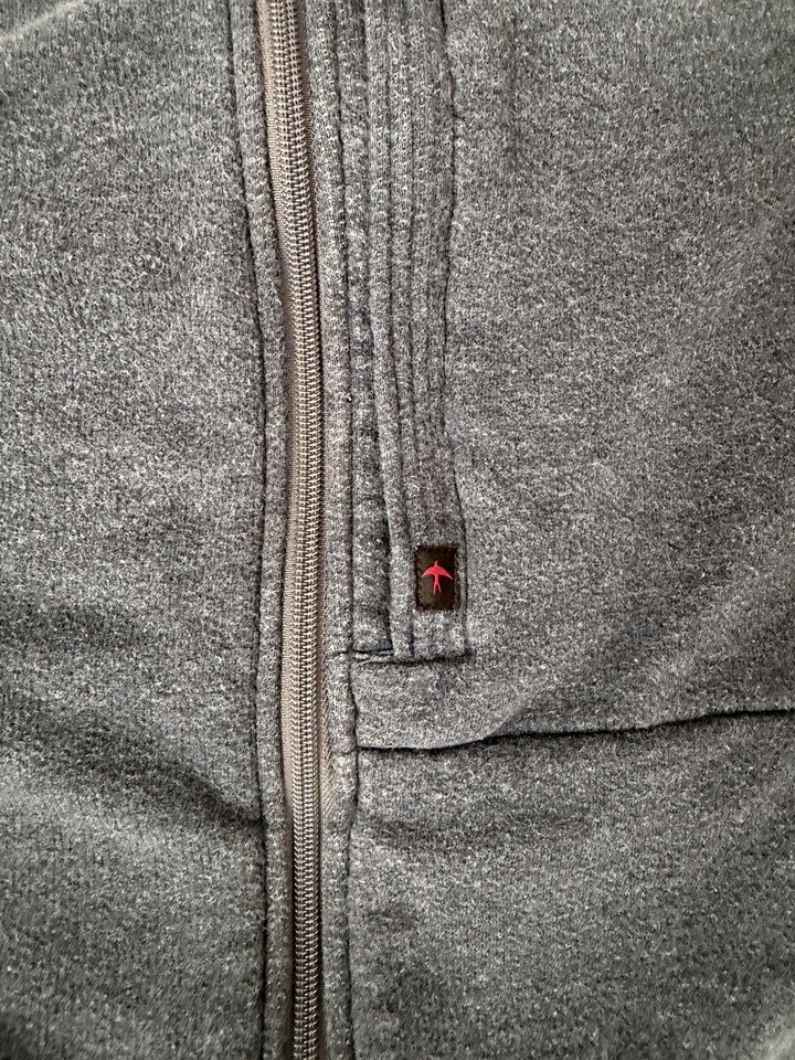 Relwen Jacket Mens Medium Gray Windsurf Track Full Zip Huckberry ...