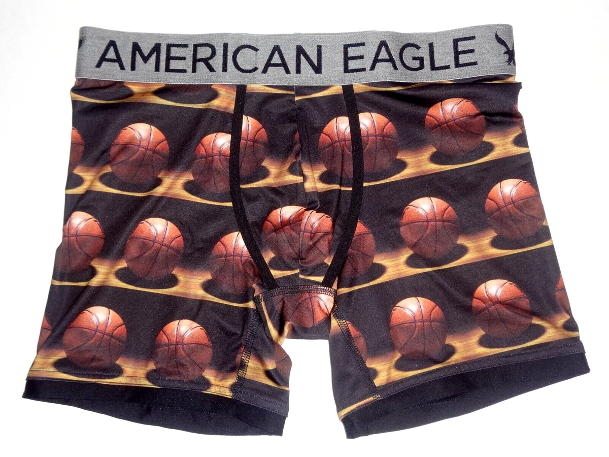 American Eagle Performance Trunks AEO Men's Metallic Snowflake 6" Flex