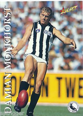 1995 Select Series 1 Base Card [ 106 ] Damian MONKHORST Collingwood | eBay