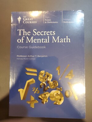 The Secrets of Mental Math by Arthur Benjamin (2011, 2 DVDs + Book ...