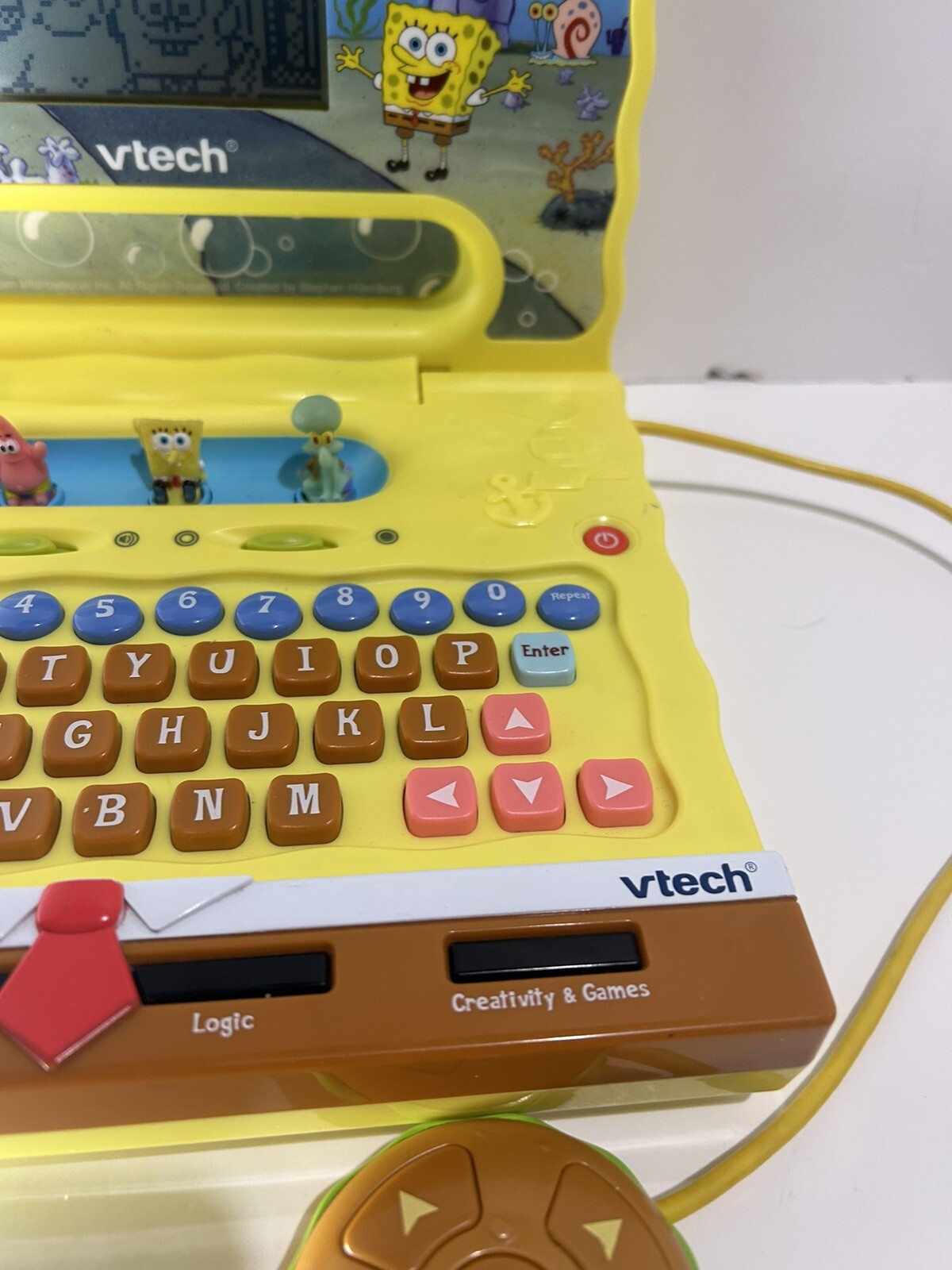 Spongebob Squarepants VTech Laptop Talking Learning Toy Nickelodeon ...