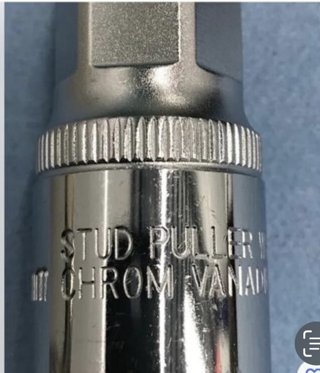 STUD PULLER WRENCH SET OF 4:CHROME VANADIUM 7/16"-12mm;3/8"-10mm;5/16 ...