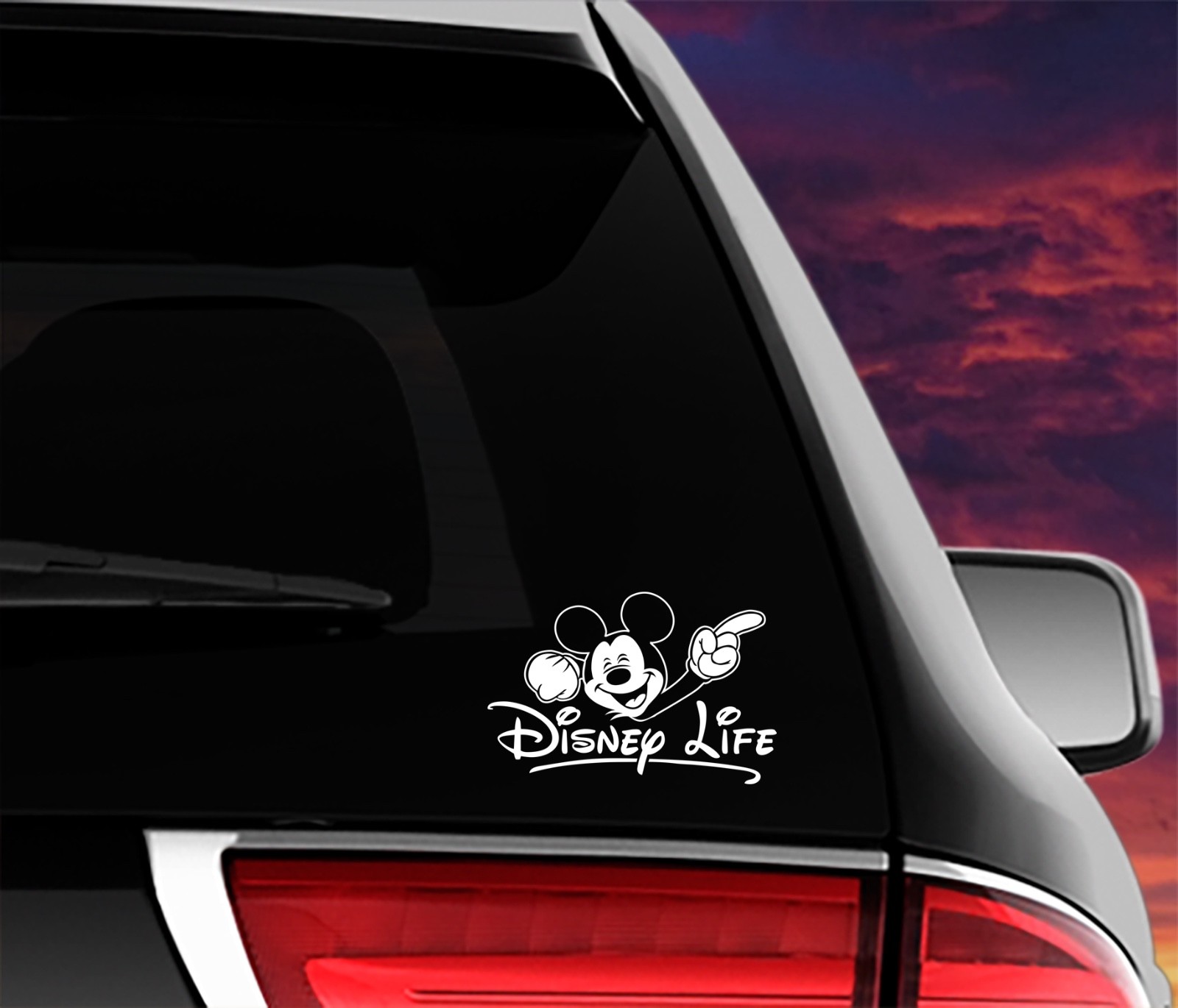 Disney Life Decal (Mickey Mouse) 4.5 x 3 inches | eBay