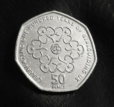 2010 British 50p - One hundred years of girl guiding uk | eBay UK