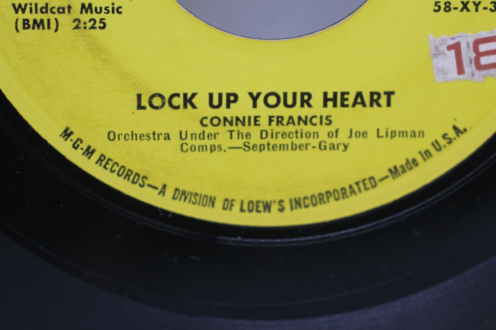 Connie Francis - I'm Sorry I Made You Cry & Lock Up Your Heart - MGM 45 ...