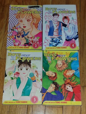 Boys Over Flowers Hana Yori Dango, Yoko Kamio Manga Books English Lot 3, 4, 5, 6 | eBay