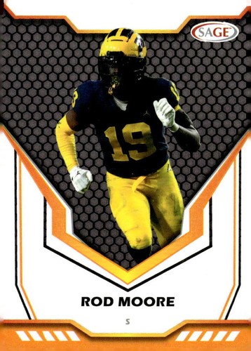 ROD MOORE RC 2024 SAGE Hit Low Series #63 ROOKIE NCAA NFL ID:94756 | eBay