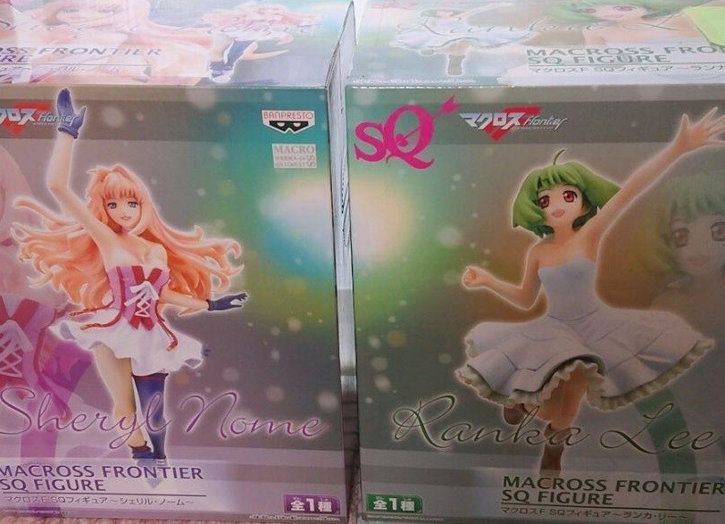 Macross Frontier Sheryl Nome & Ranka Lee idol figure 2 set girl anime ...