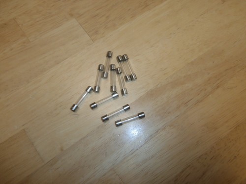 Lot/10 312-1/2 amp (AGC) 250V Fast Acting Glass Fuse 1/4"X1.25",312.500 ...