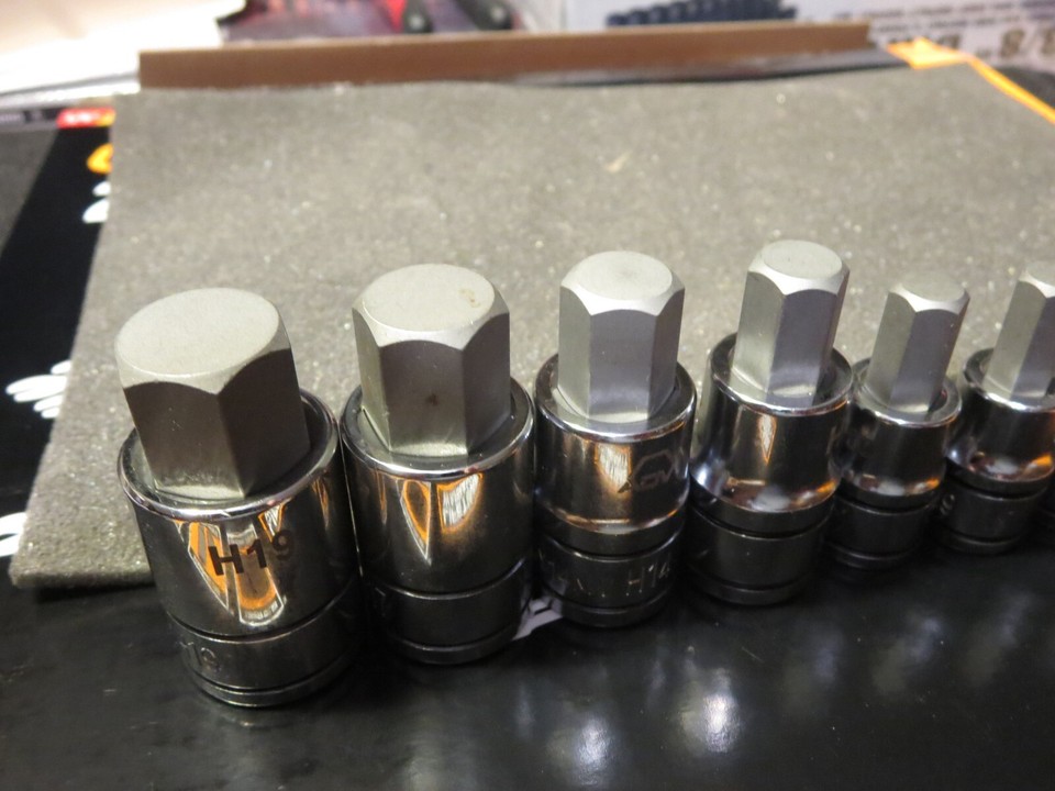 MATCO ADV 12pc. Torx T 8 thru T 60 and 13-Pc. Metric Hex SET 2.5 thru ...