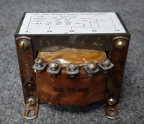 QSC OT300 70v Audio Transformer | eBay