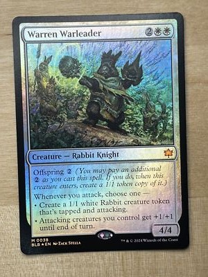 Warren Warleader Foil Bloomburrow BLM MTG | eBay