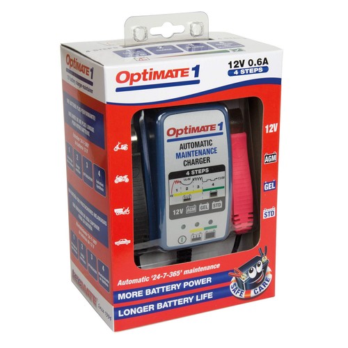 Optimate 1, TM-401, 4-Step 12V 0.6A Battery Charger & maintainer | eBay