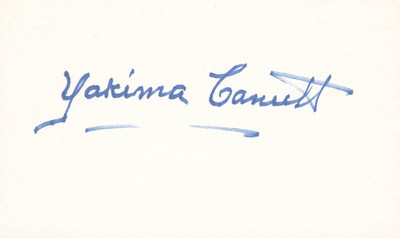 YAKIMA CANUTT - AUTOGRAPH | eBay