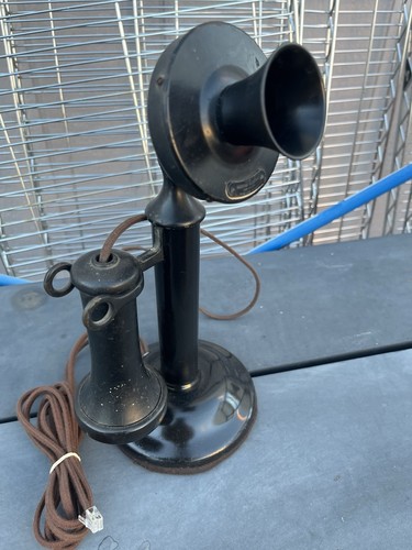Vintage Western Electric 40AL Candlestick Telephone 1920s Restored ...