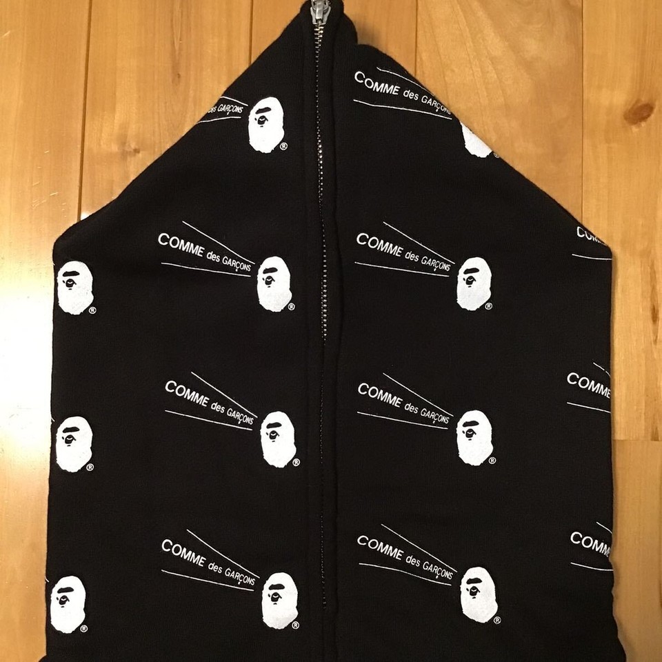 Xl Cdg Osaka Bape Monogram Full Zip Hooie A Bathing Ape Comme Des ...