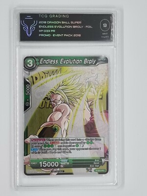 Dragon Ball Super TCG Endless Evolution Broly P-033 TCG Grading 9 ...