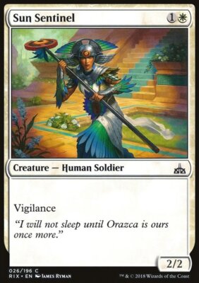 MTG Magic the Gathering Sun Sentinel (26/219) Rivals of Ixalan LP | eBay