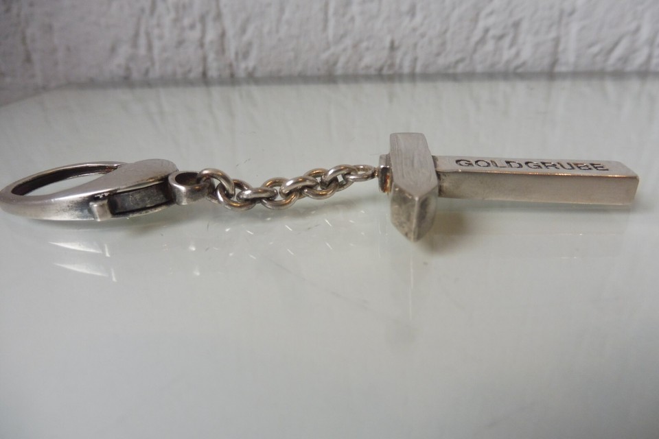 Beautiful, old, Massive Keyring, Hammer, Bonanza, 925 Silver | eBay