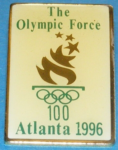 ATLANTA 1996 Olympic Collectible Logo Pin - The Olympic Force with ...