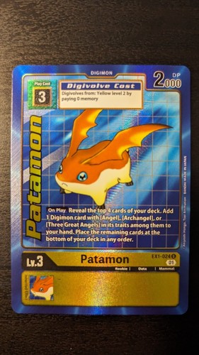 Digimon Classic Collection EX1-024 Patamon Alternate Art Holo NM/M | eBay