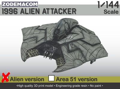 1/144 Alien attacker, ID4 1996 model kit (Alien version) | eBay