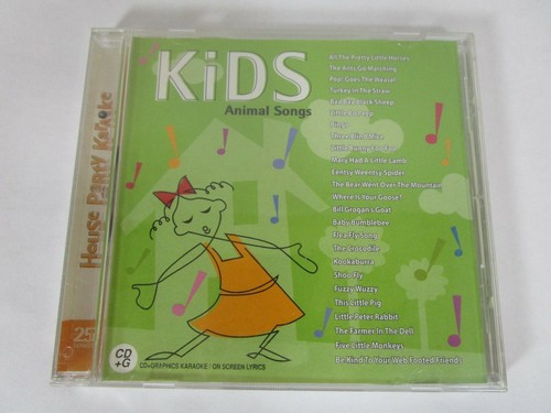 House Party Karaoke Kids: Animal Songs CD + Graphics on screen lyrics ...