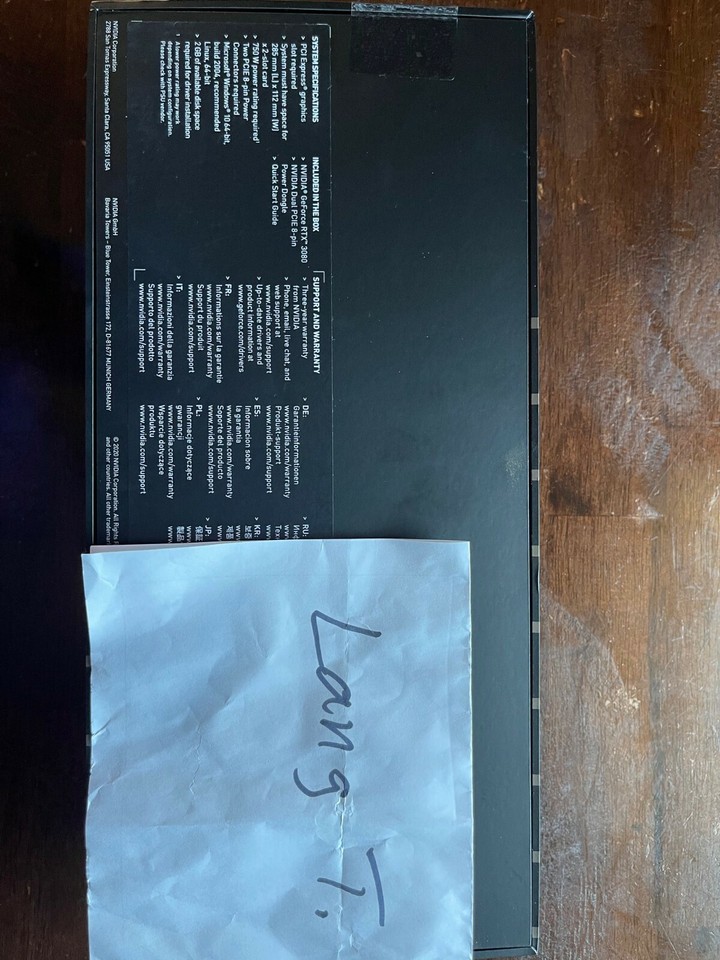 NVIDIA GeForce RTX 3080 FE GPU SEALED *In Hand Ready To Ship* 100% ...