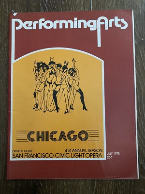 Vintage 1978 Performing Arts San Francisco Civic Light Opera Magazine ...