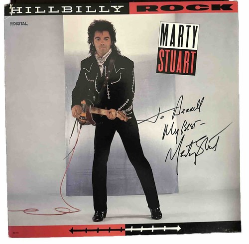 Marty Stuart – Hillbilly Rock **AUTOGRAPHED** LP 1989 MCA Records – EX ...