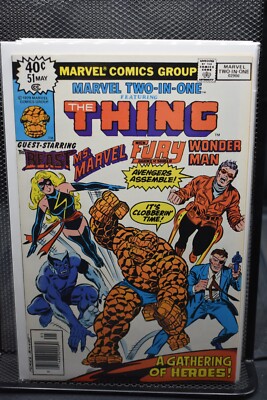 Marvel Two-In-One #51 The Thing & Ms Marvel Beast Nick Fury Wonder Man ...