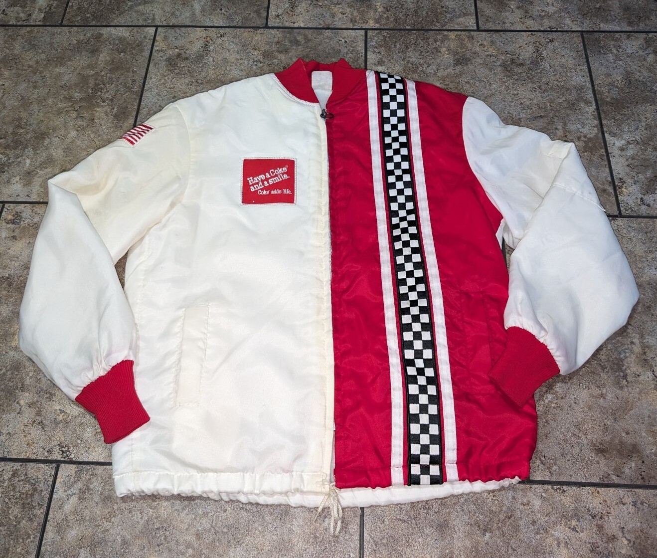 70s Vintage Coca Cola Racing Jacket Men's Medium - Gem