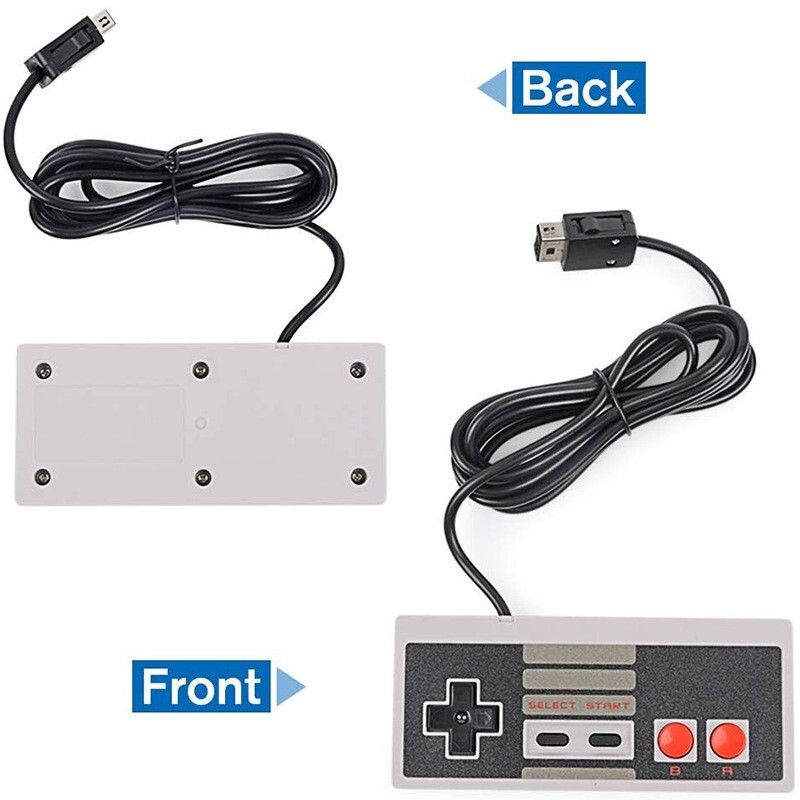 2pcs Classic Controller, Retro Nes Gamepad Controller with 10FT Extra ...